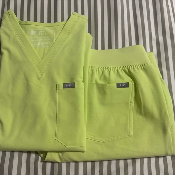 Figs | Other | Figs Medium Neon Green Scrub Set | Poshmark